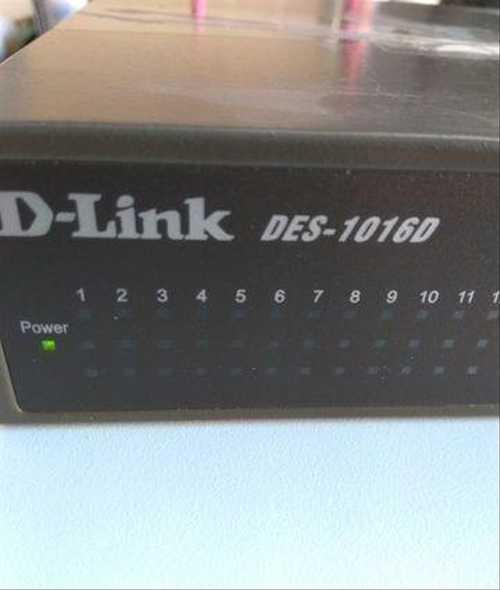 Коммутатор D-Link DES-1016D