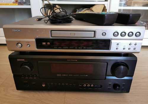 Ресивер Denon 2805, dvd плеер Denon 2910