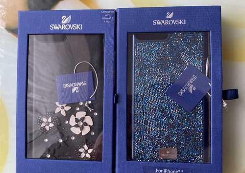 Чехлы Swarovski на айфон 7+,8+