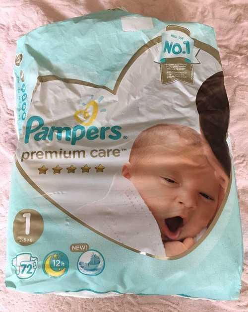 Подгузник Pampers premium care