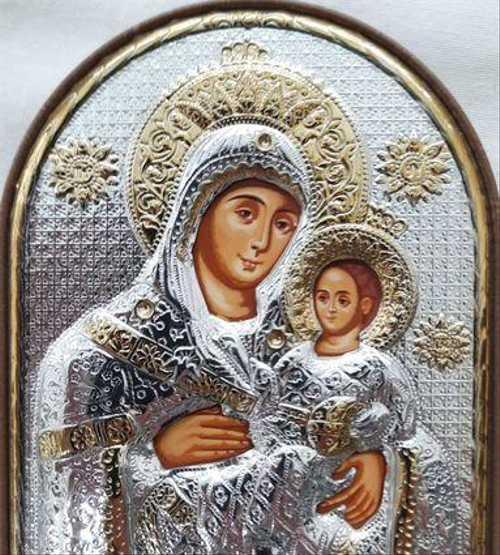 Икона Вифлеемская икона Божией Матери (серебро)