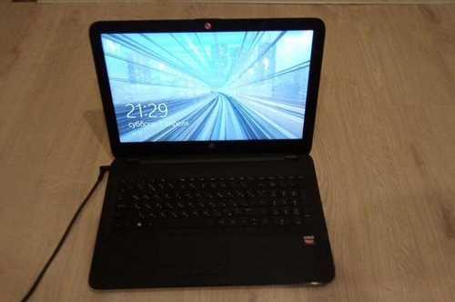 Ноутбук HP 15-af109ur четырёхядерный на SSD