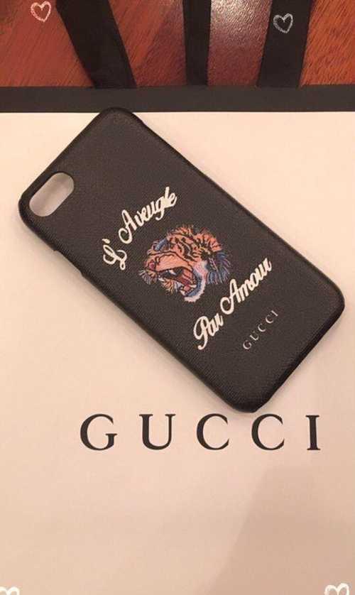 Чехол на айфон 7 Gucci