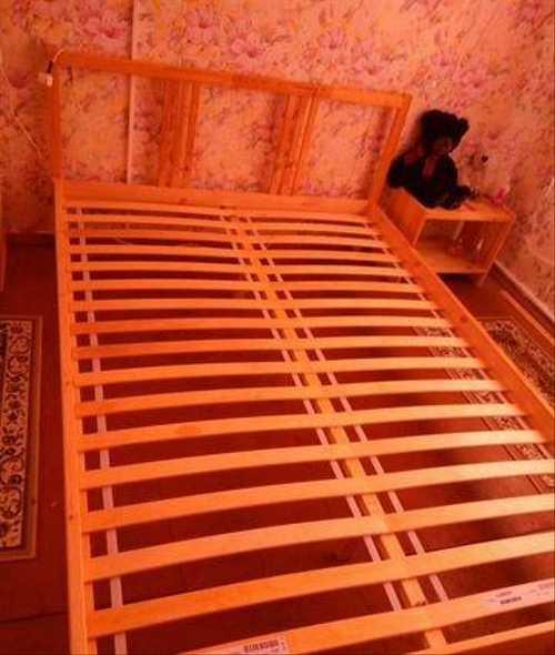 Кровать двуспальная кровать IKEA каркас
