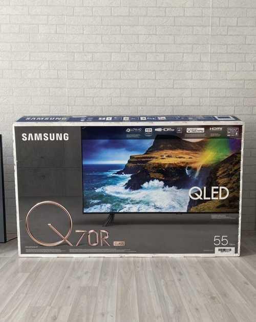 Продам Samsung qled 55Q70R новый, на гарантии