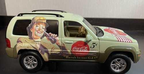 Модель 1:18 Jeep Liberty Coca Cola