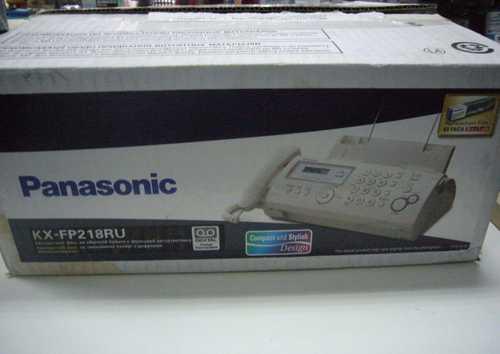 Телефакс panasonic KX-FP 218 RU