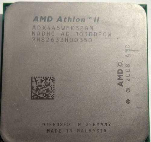 Процессор AMD Athlon II x3 445