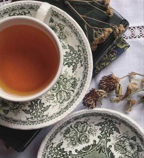 Винтажные чайные пары и антикварные трио, Англия