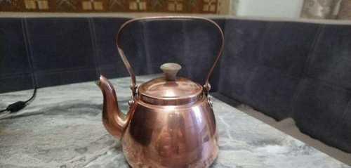 Новый, с нуля медный чайник 0,650 л., Португалия