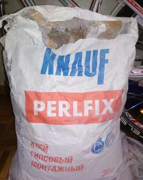 Клей гипсовый монтажный Knauf Perlfix остатки