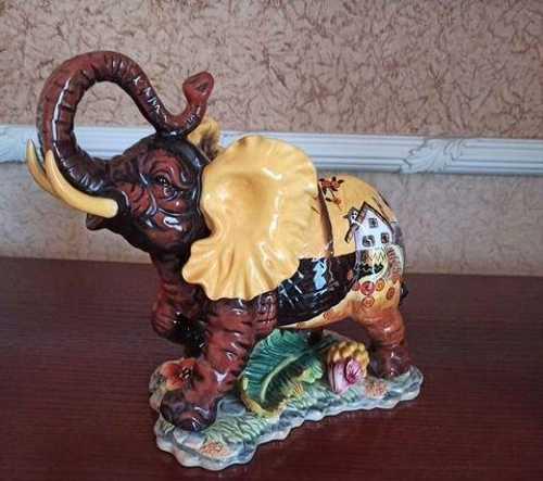 Статуэтка слон керамический