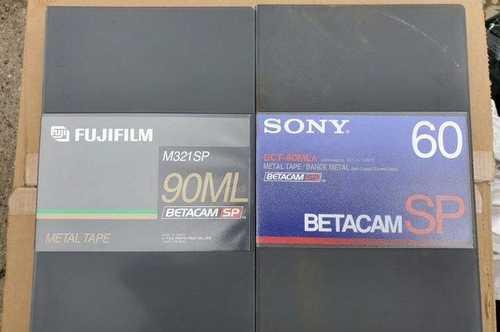 Видеокассеты Sony Betacam 60 и Fugifilm betacam 90