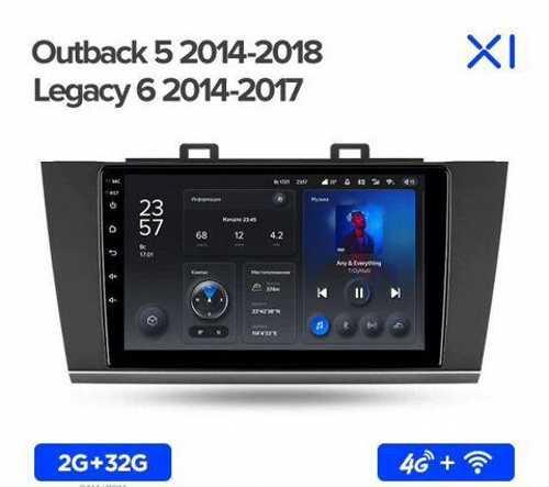 Штатная магнитола для Subaru Legasy 2015-2018