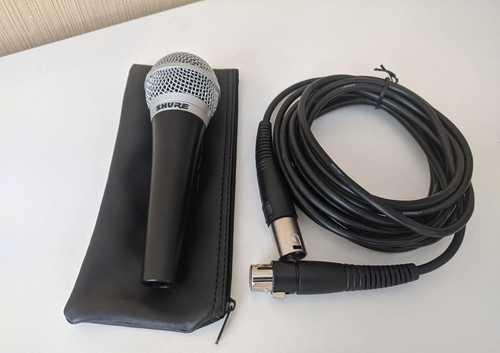Вокальный микрофон Shure PG48 + кабель