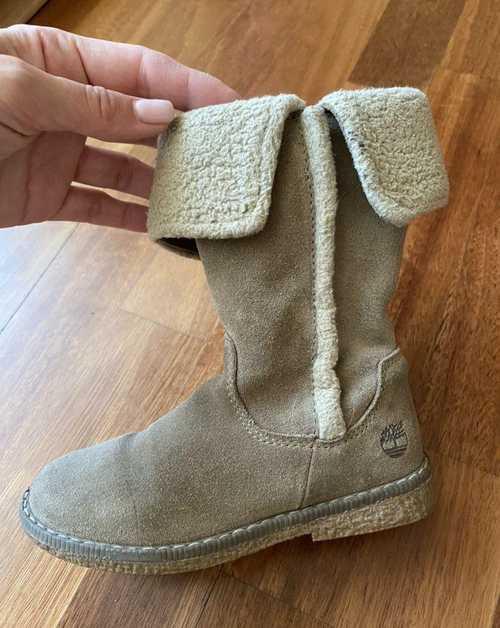 Сапоги натуральная замша утеплённые Timberland раз