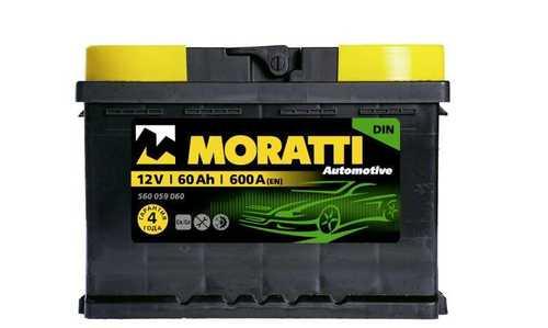 Аккумулятор moratti 60 о.п. (560 059 057)