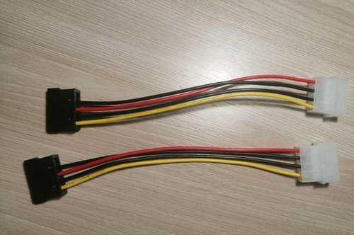 Переходник с 4pin molex на 15pin SATA
