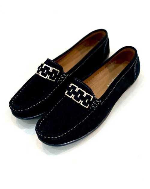 Новые мокасины. Чёрная замша. 36-40