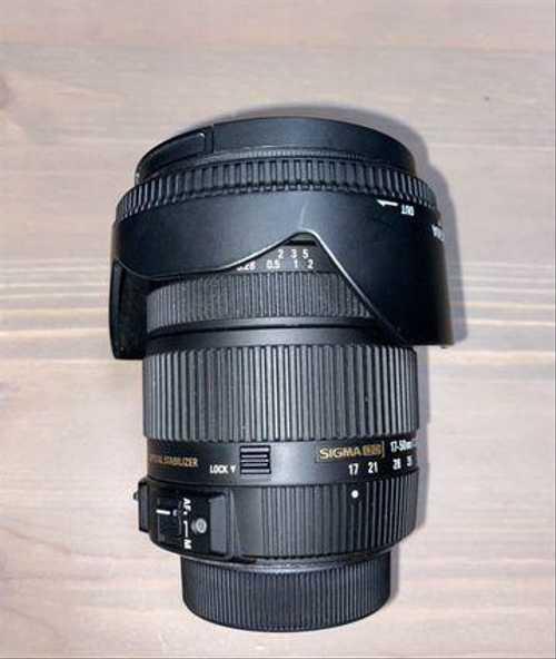 Sigma 17-50mm f/2.8 ex dc os hsm nikon f