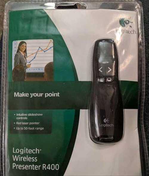 Новый презентер Logitech R400