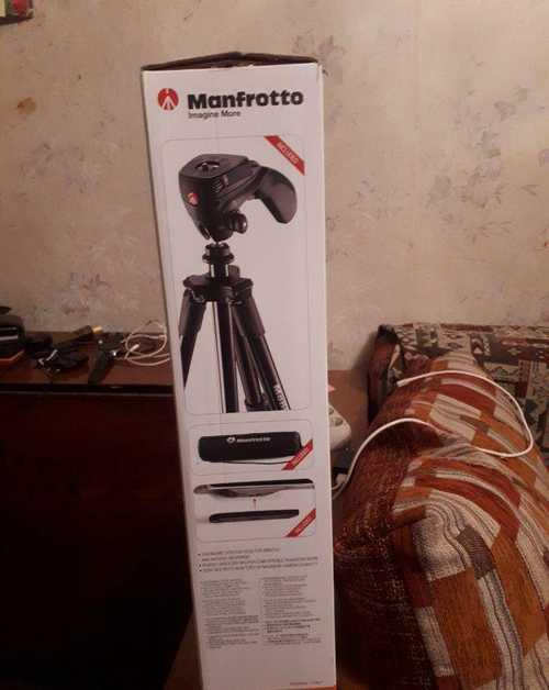 Штатив премиум Manfrotto Compact Action Black (mkc