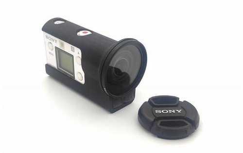 Защитная линза Sony X3000 / AS300 с чехлом и ветро