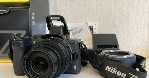Продам фотоаппарат Nikon z50 kit 16-50 + FTZ
