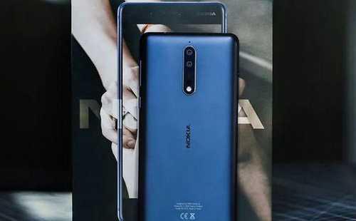 Смартфон Nokia 8 DS Tempered Blue