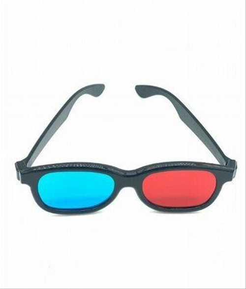 Анаглифные 3D очки красно-синие