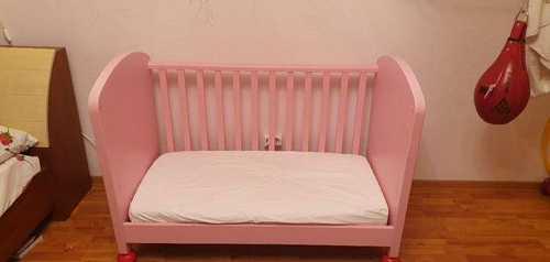 Детская кровать Кроватка Икея IKEA + с матрац