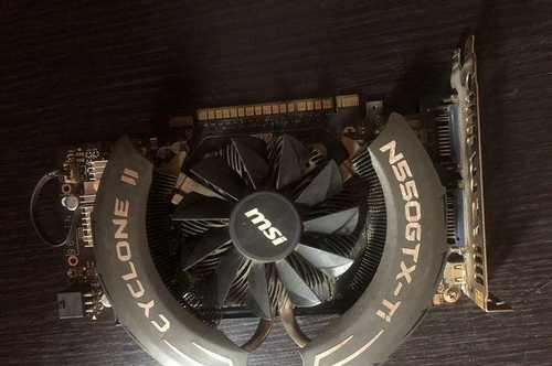 Видеокарта MSI GTX 550 ti ciclone 2