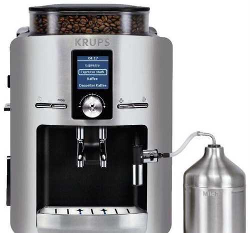 Кофемашина Krups EA826E Espresseria LCD Inox