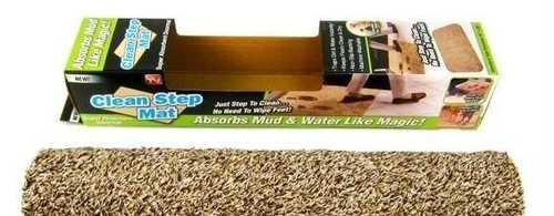 Супер-впитывающий коврик Clean Step Mat серый