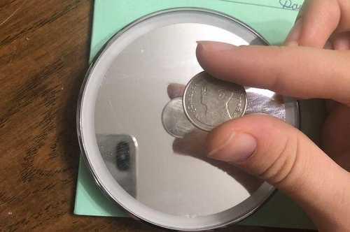 Монета 1 бат Тайланд перевертыш