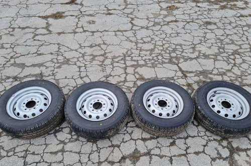 Новые 4шт. 205/70 R15 баргузин на штамповочных дис