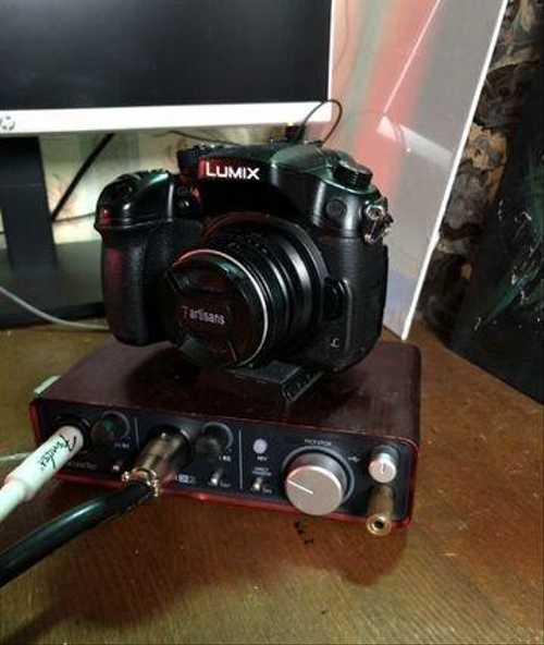 Panasonic lumix gh4 + moza air + 3 объектива