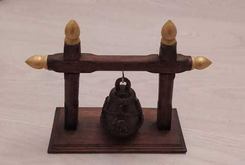 Сувенирный мини-колокол из Тайланда