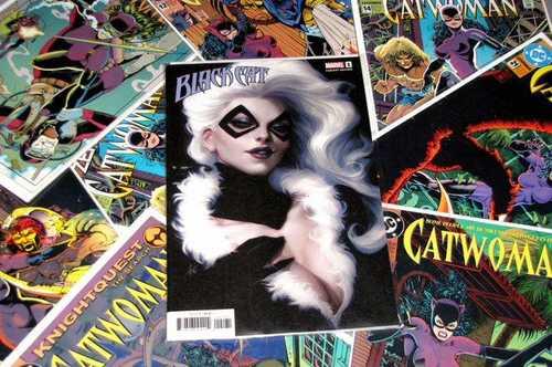 Комиксы Catwoman (DC) и Black Cat (Marvel)