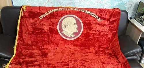 Знамя флаг СССР бархат