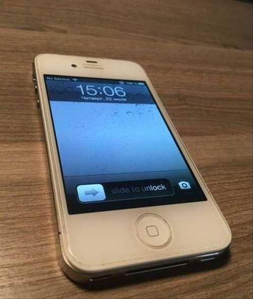 iPhone 4s/16GB редкий ios 6.1.3. белый допы