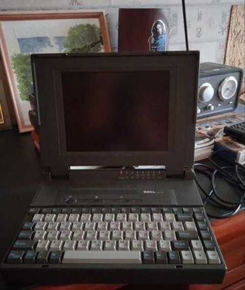 Ноутбук ретро dell NL25C 386 (1994 год)