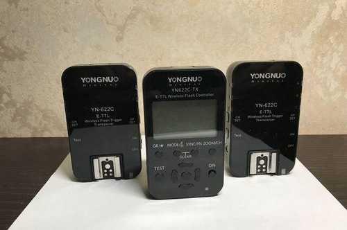 Трансмиттер + синхронизаторы Yongnuo YN-622C Canon