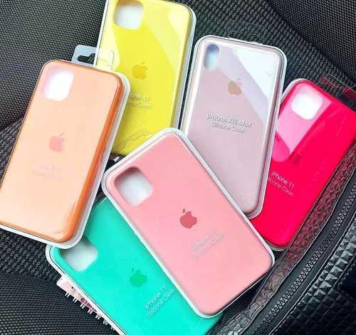 Чехлы Silicone case на iPhone Xr/11/Xs/6/6s/7/8+