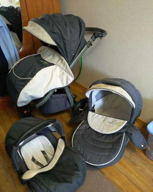 Коляска 3 в 1 pepe ECO