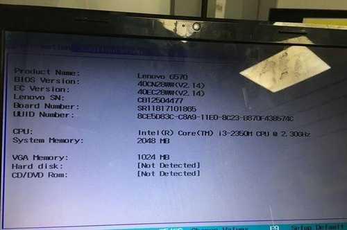 Lenovo G570 20079 Intel Core i3-2350M