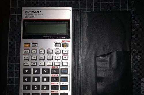 Инженерный калькулятор Sharp el-506p