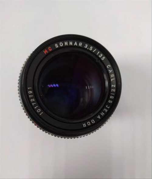 Объектив carl zeiss Jena DDr MC Sonnar 3,5/135