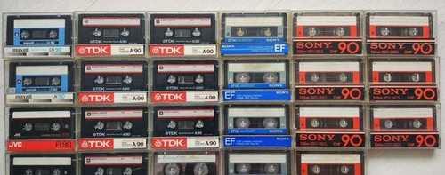 Аудиокассеты Sony, Maxell, TDK, JVC