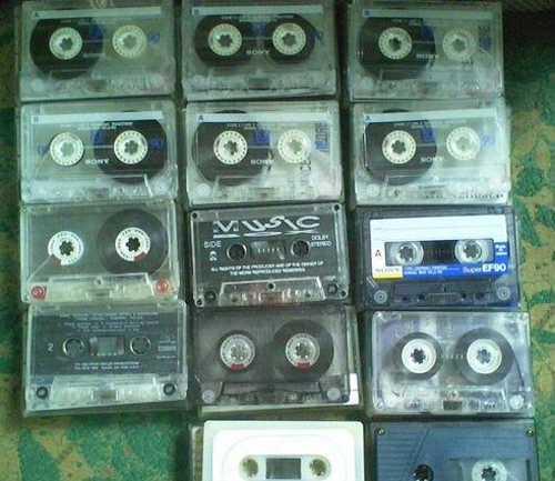 Аудио кассеты 14 шт - цена за всё